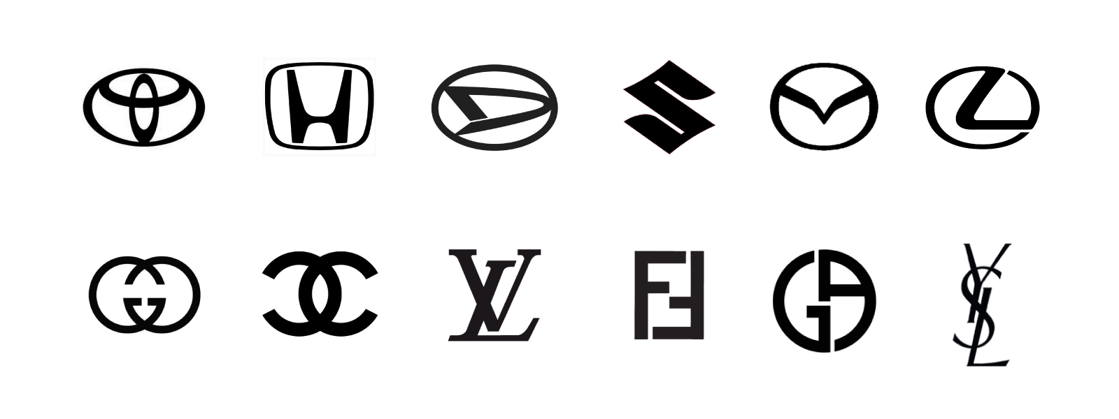 アルファベットのモチーフで作成した「イニシャルロゴ」のデザイン的利点とは - ロゴ制作のsynchlogo（シンクロゴ）